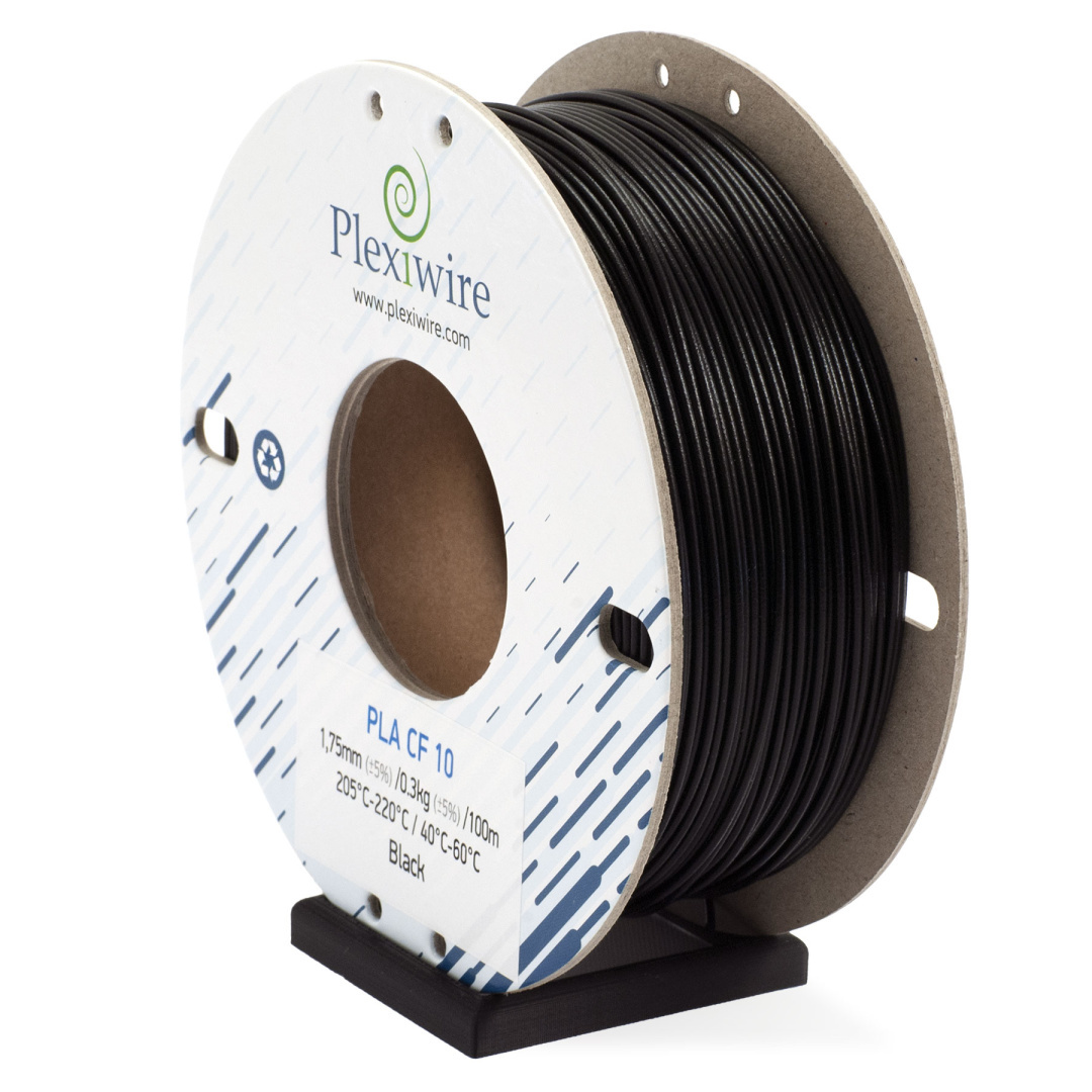 PLA CF10 Filament Plexiwire 1,75 mm Czarny 0.3kg/100m | Sklep internetowy Plexiwire